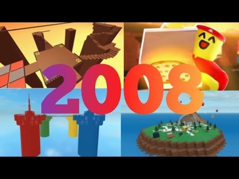ROBLOX - A Journey to Roblox 2008 (I'm playing 4 Roblox games that were ...