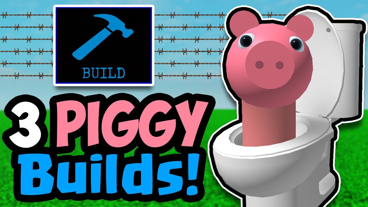 3 INSANE Piggy Build Mode Creations #3 (How to Build Them) [Skibidi ...