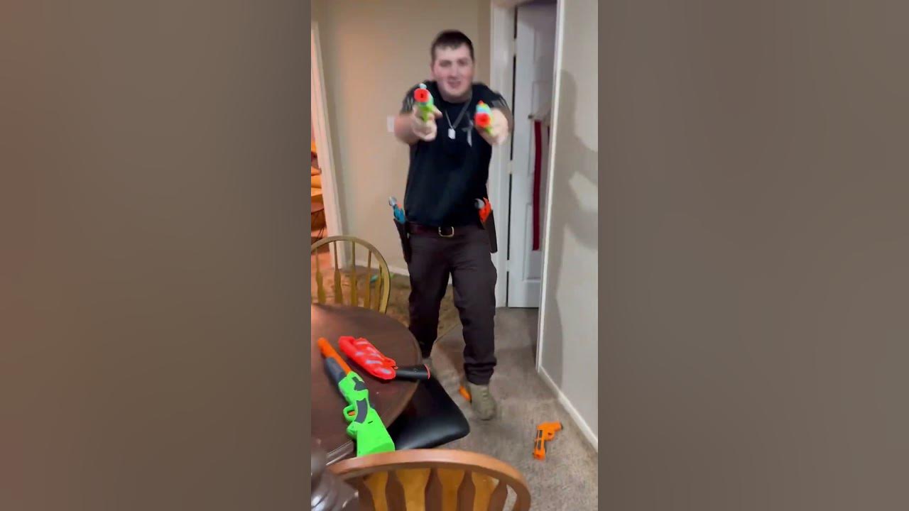 Nerf gun fun - YouTube