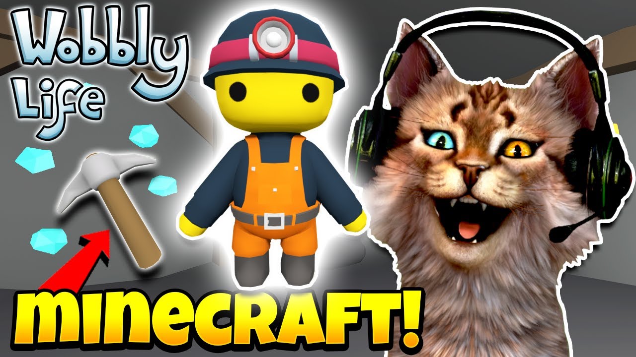AKU MENJADI MINECRAFT LETOY !! 😹 - Wobbly Life Indonesia - YouTube