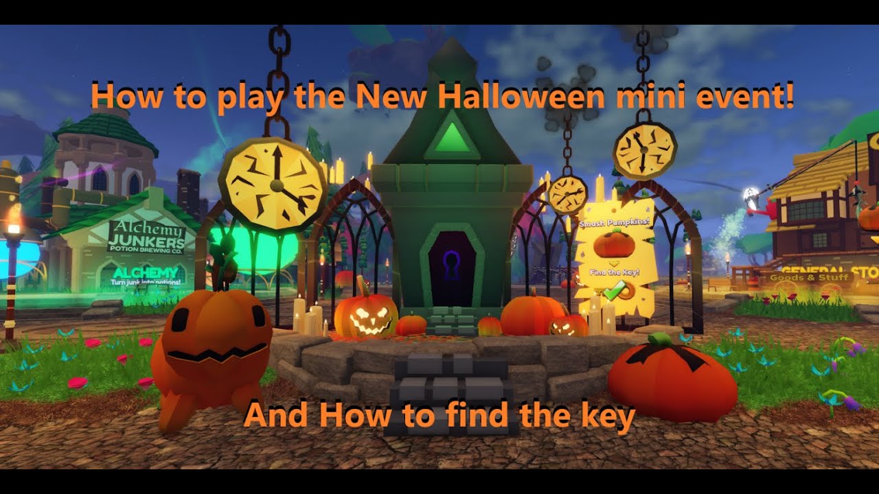 How to find the key for the New Halloween Mini event! - YouTube