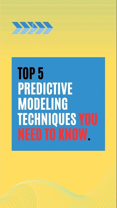 😯5 Predictive Modeling Techniques You Need To Know Datascience Machinelearning Python