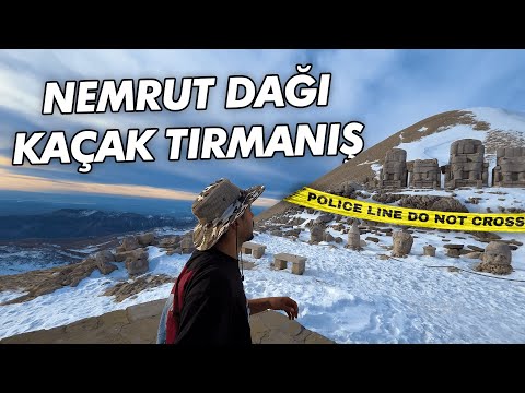 NEMRUT HEYKELLERİ GERÇEK HİKAYESİ ( 10 saat kaçak tırmandım ) •54