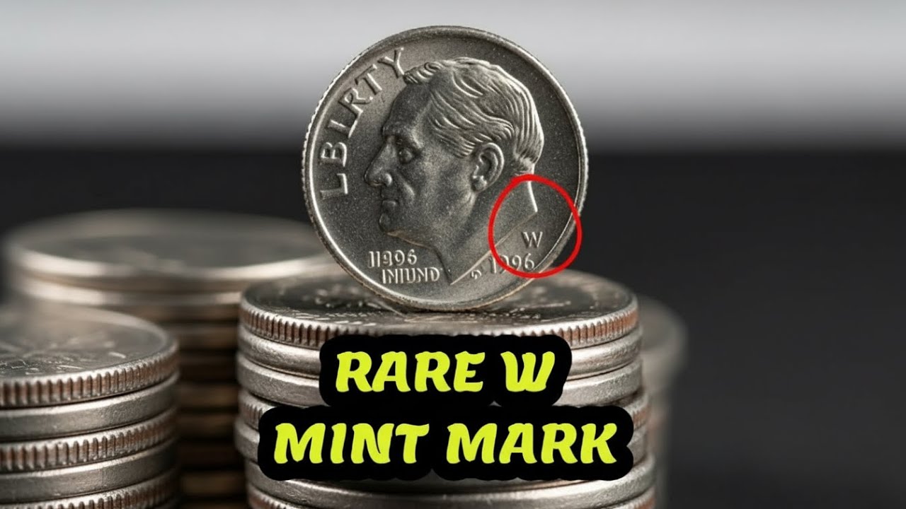 The Secret 1996 Dime' Why the W Mint Mark is Worth Hundreds - YouTube