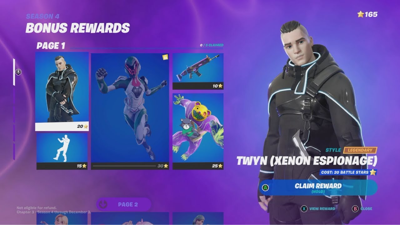 How to Unlock TWYN (Xenon Espionage) in Fortnite | Battle Pass Bonus ...