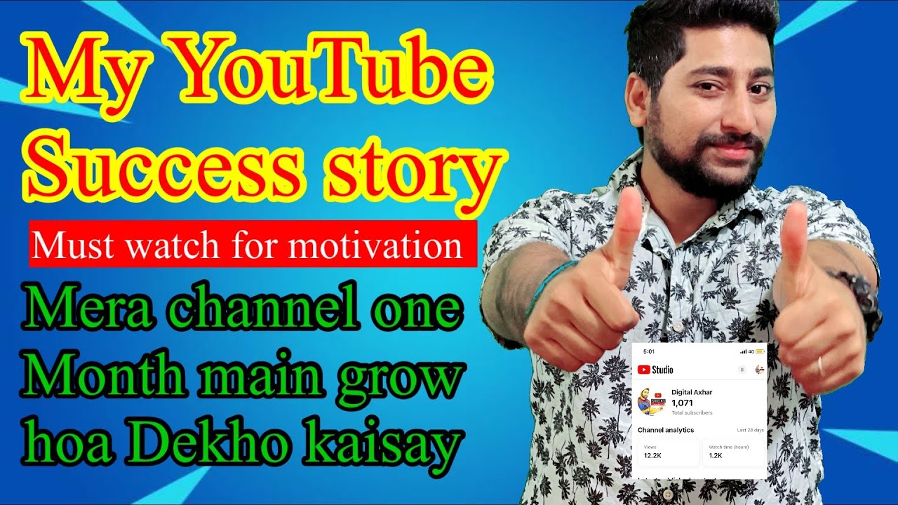 My success story in YouTube 2023 | Motivation for youtubers - YouTube