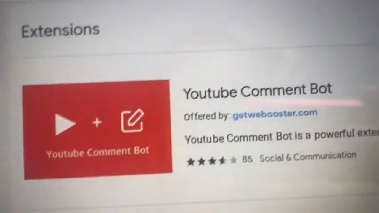 YOUTUBE COMMENT BOT Chrome Extension! (Free) - YouTube