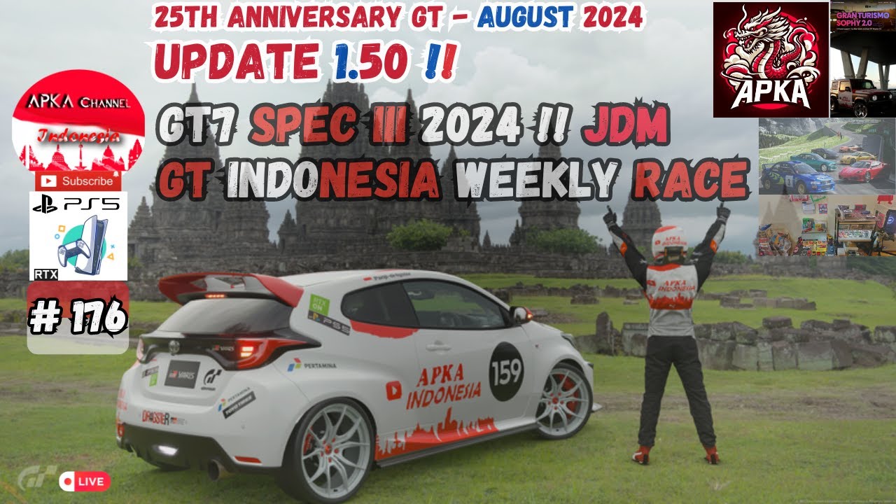 PS5 Gran Turismo 7 Spec II 2024 | Update 1.50 GT Weekly Race - 176 #livestream #gt7 #jdm #lbwk ...
