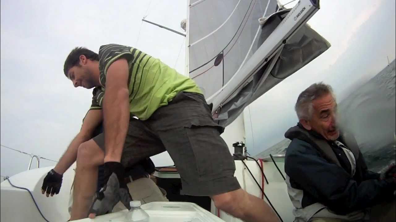 Line Squall Hits Sailing Race! Funniest Racing Video! - YouTube