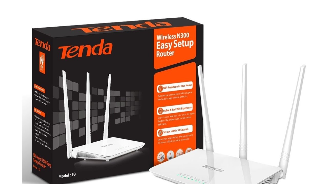 Configuración básica y control de acceso en Router TENDA F3 - YouTube