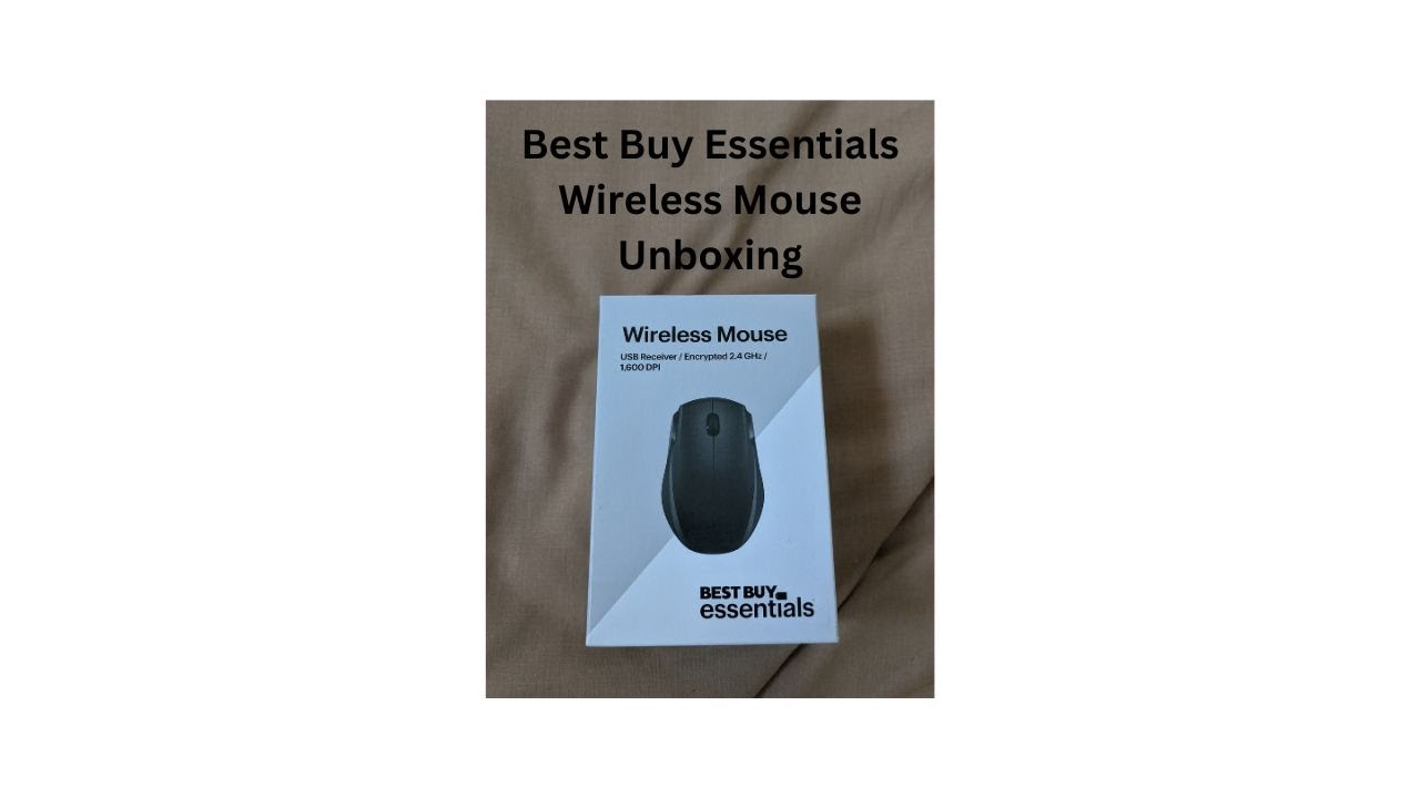 Unboxing of the Best Buy Essentials Wireless Mouse - YouTube