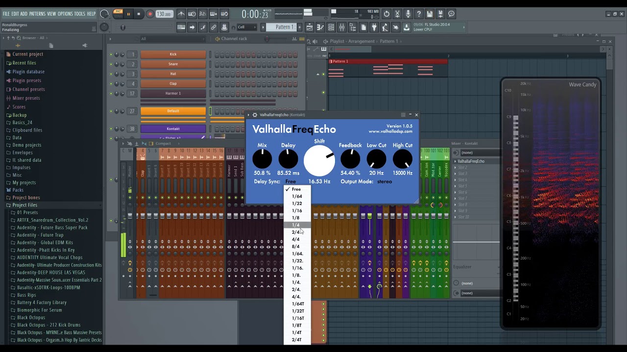 Free VST / AU / AAX Delay - VALHALLA Freq Echo Review - YouTube