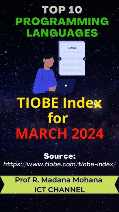 Top Computer Programming Languages for March-2024 by TIOBE Index # ...