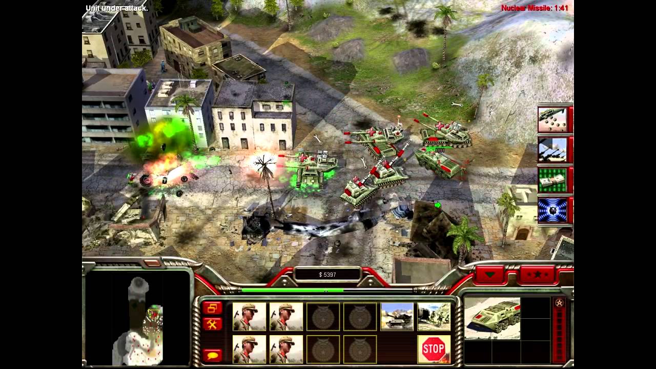 Let's Play Command & Conquer Generals Part 14 - Nuclear Winter - YouTube