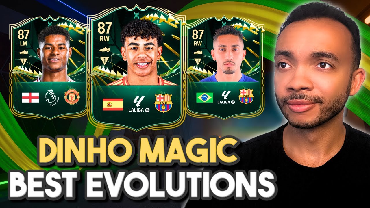 BEST DINHO MAGIC EVOLUTION OPTIONS 👀🔥 FC 25 ULTIMATE TEAM - YouTube