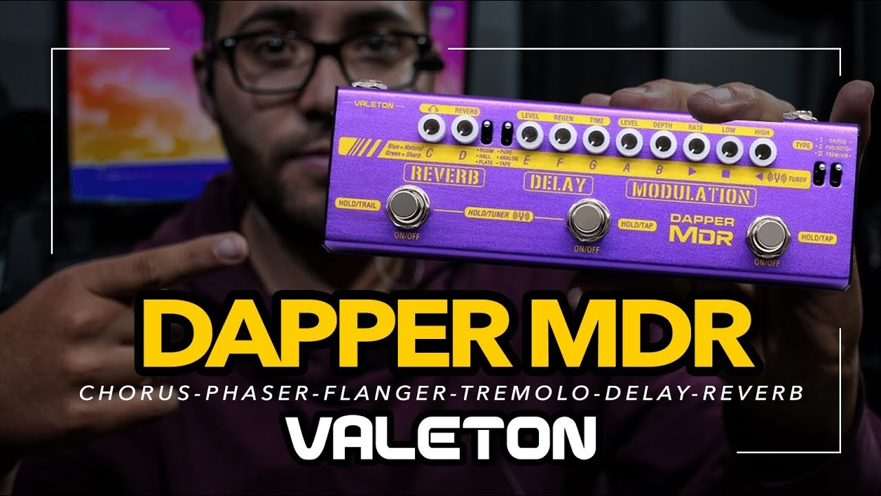 VALETON - DAPPER MDR - 7 Efectos | Chorus - Flanger - Phaser - Tremolo - Vibrato - Delay ...