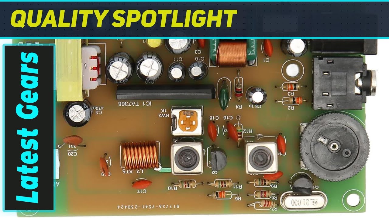 Coolest DIY AM Radio Transmitter Board Kit - YouTube