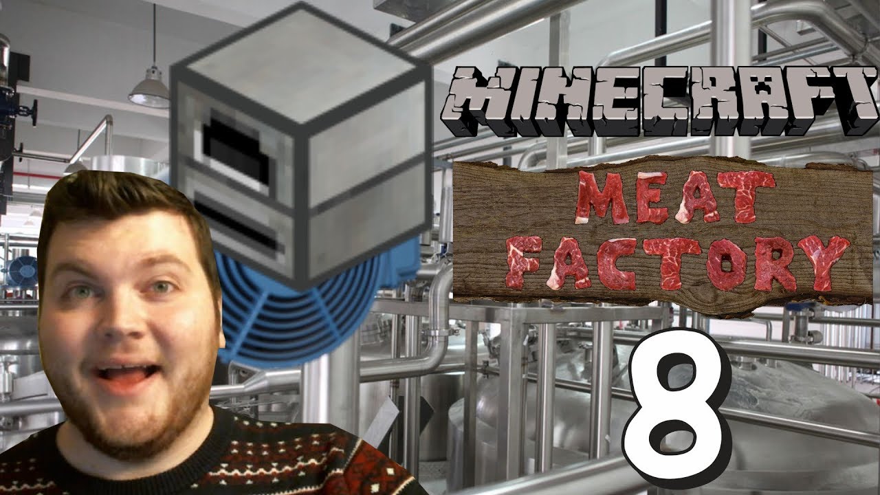 My First Machine! | Minecraft: Meat Factory | Ep. 8 - YouTube