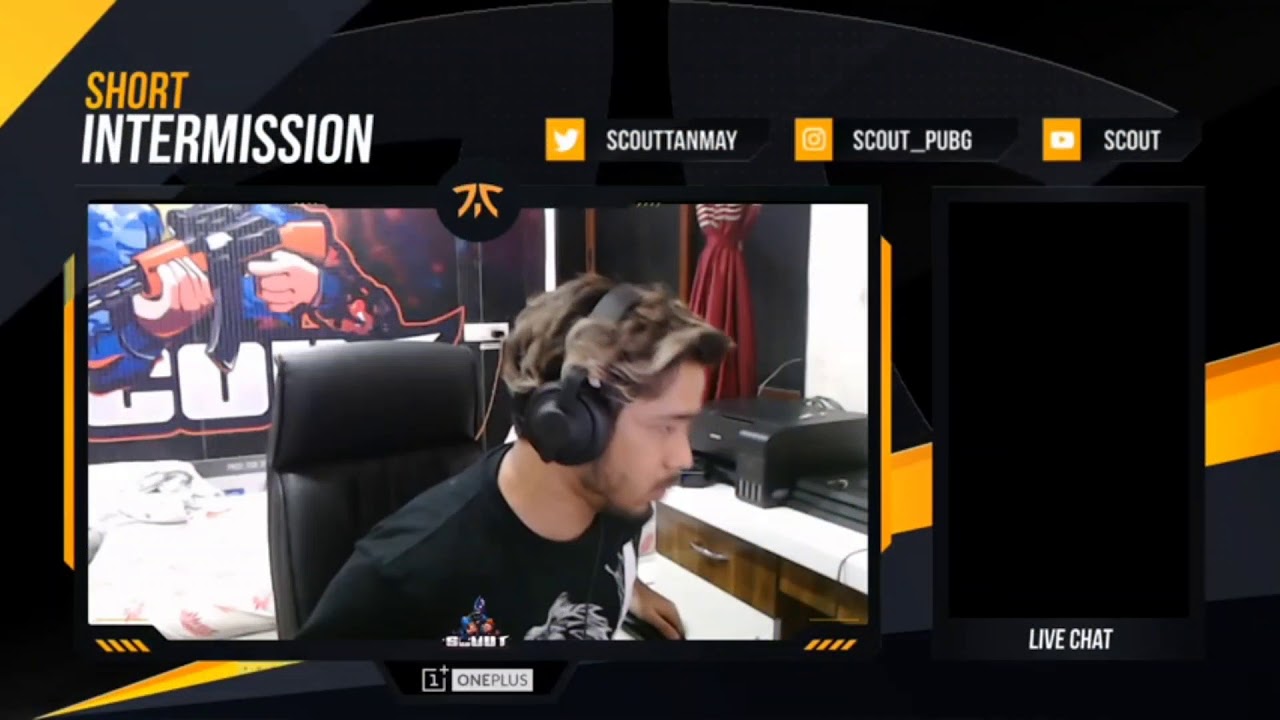 Scout push up in live stream 😂😂😂😂😁 - YouTube