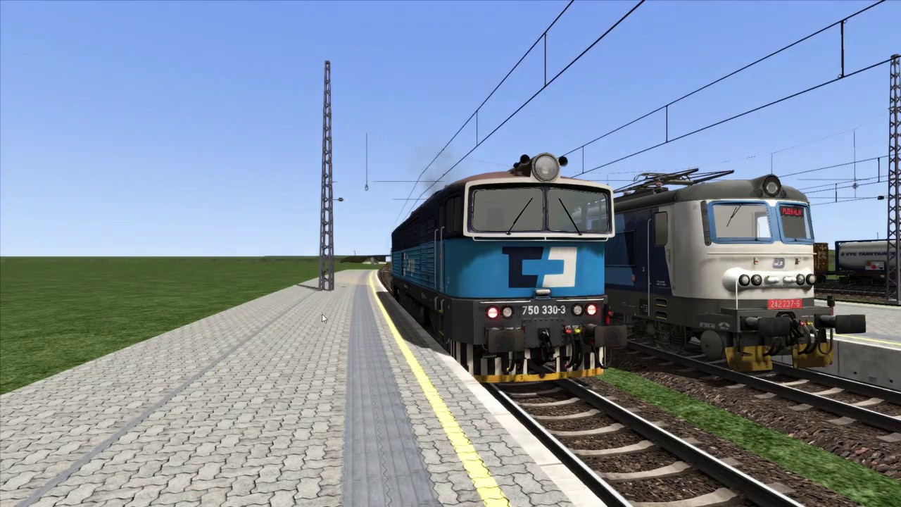 Train Simulator 2017 - CD 242 & CDC 750 tesztelése. - YouTube