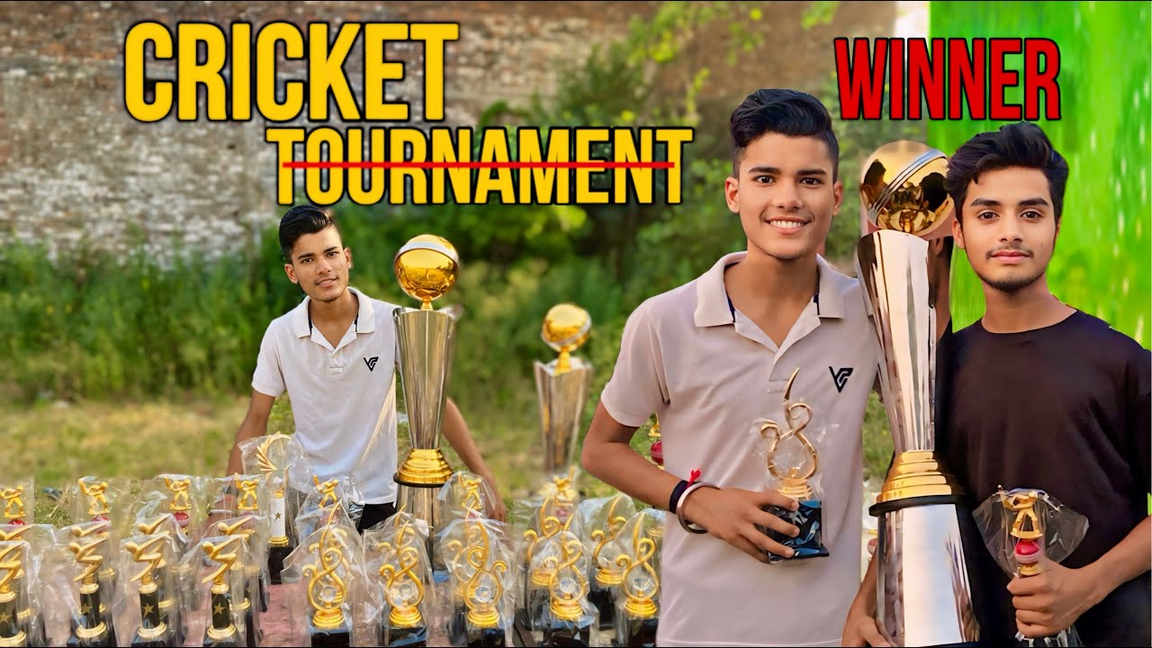 Finally Won Junior Cricket Tournament🏆😉 - YouTube