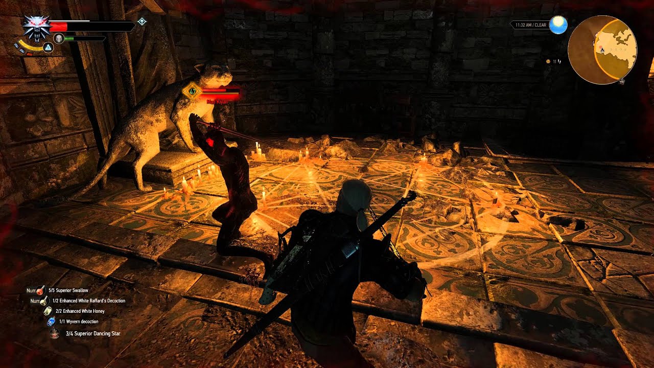 The Witcher 3 - Mad Witcher Kiyan | Legendary Feline Gear - YouTube