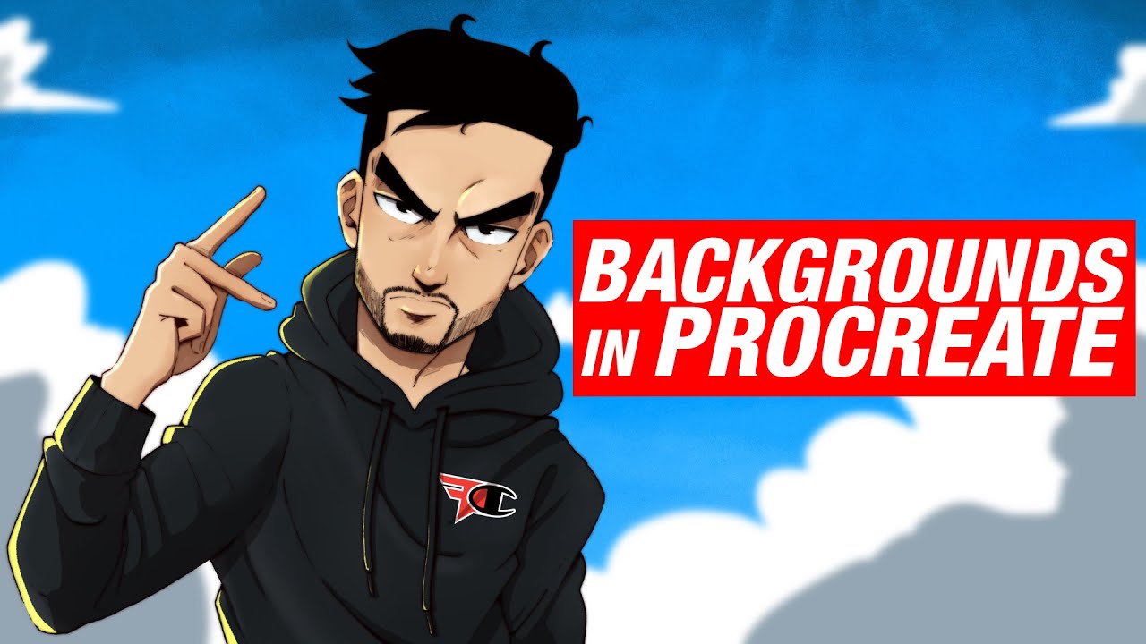 How to Draw Backgrounds In Procreate - YouTube