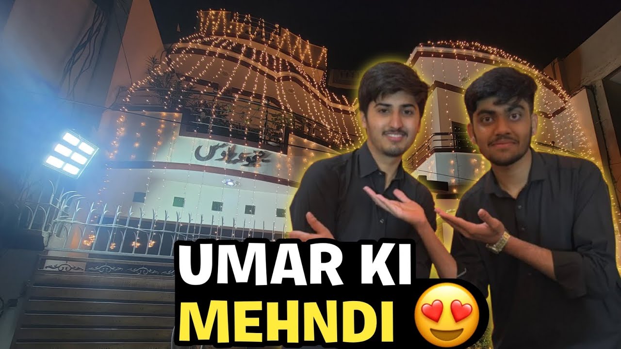 Umar ki Shadi Shuru 😍 | Mehndi Night 🌙 | Shadi Series | anas_janjuas - YouTube
