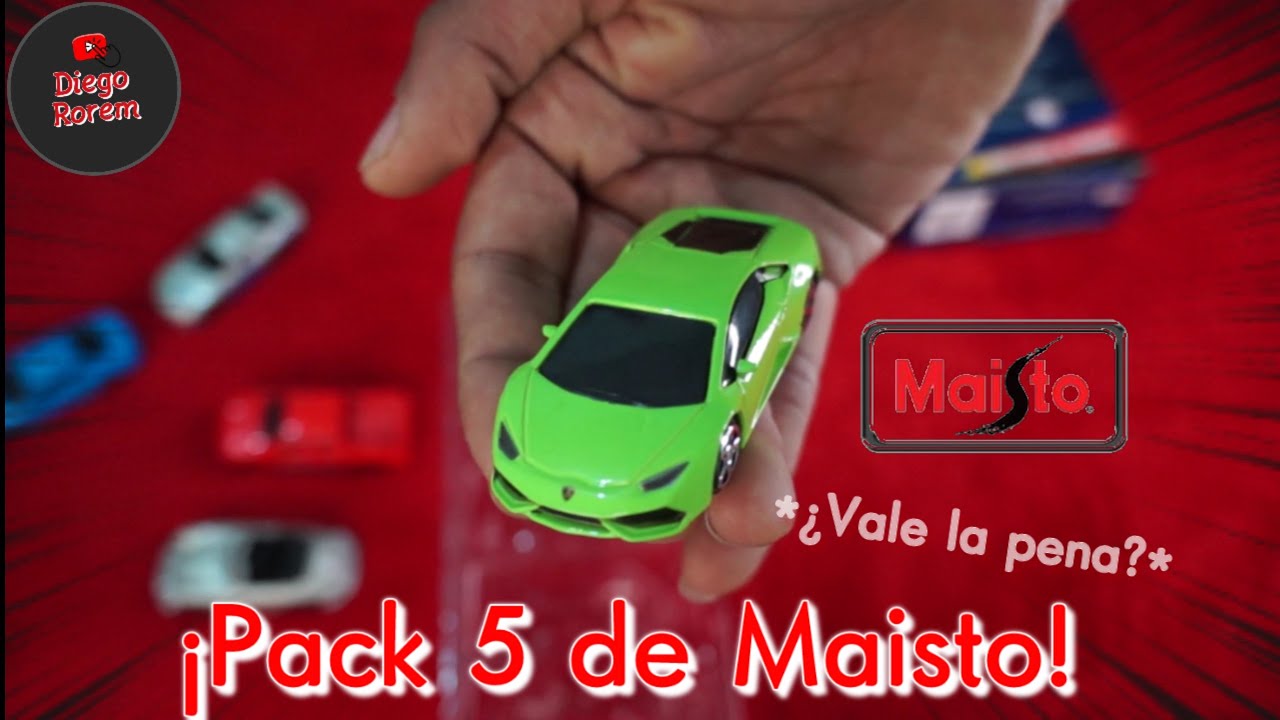 Compré el pack de 5 carros de #Maisto ¿vale la pena? - YouTube