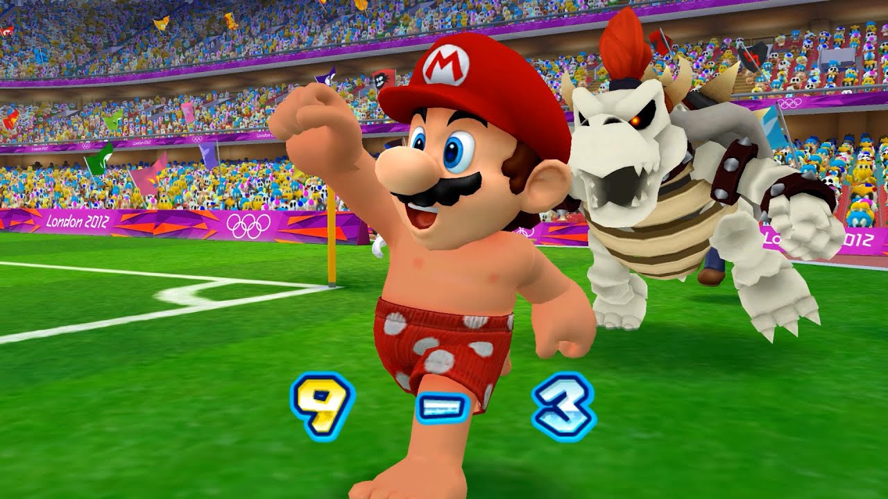 Mario Football 2 Player Mario , Bowser , Shadow , Blaze vs Dr Eggman ...