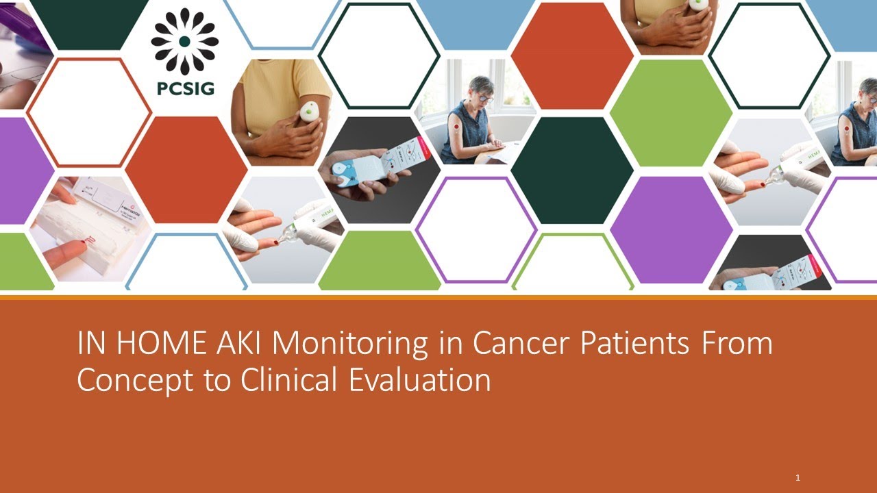IN HOME AKI Monitoring in Cancer Patients From Concept to Clinical ...