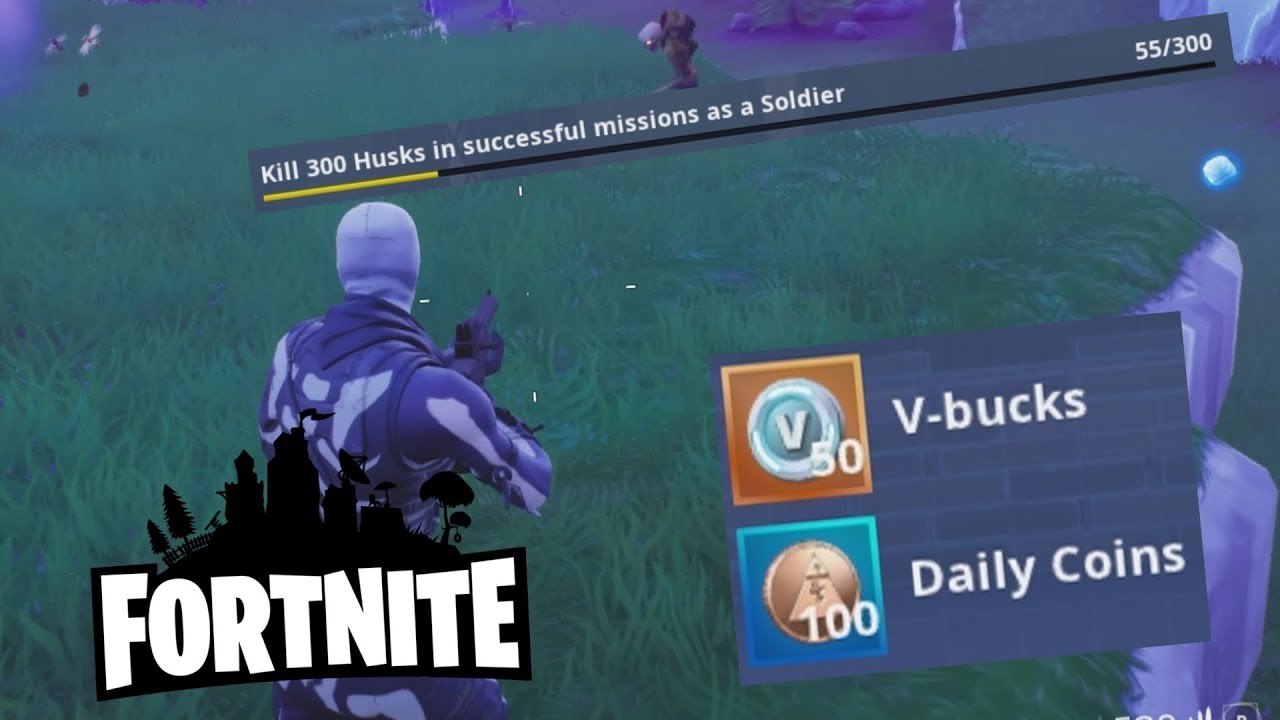 Fortnite - Save The World - Daily Quest (Kill 300 Husks as a Soldier ...