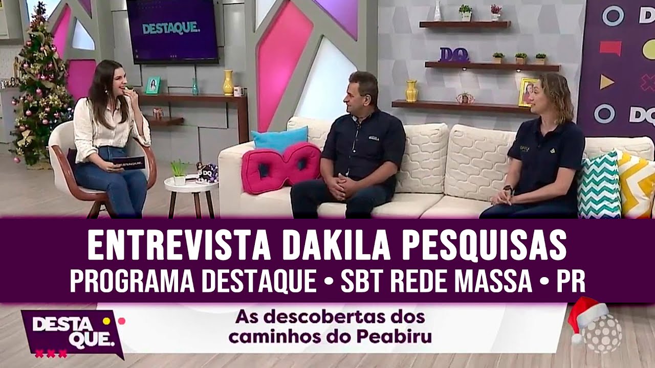 Entrevista com Dakila Pesquisas • Programa Destaque • Rede Massa PR # ...