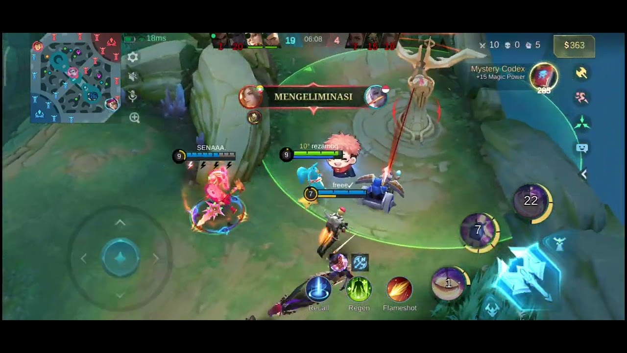 Nana gajah meresahkan MLBB random - YouTube