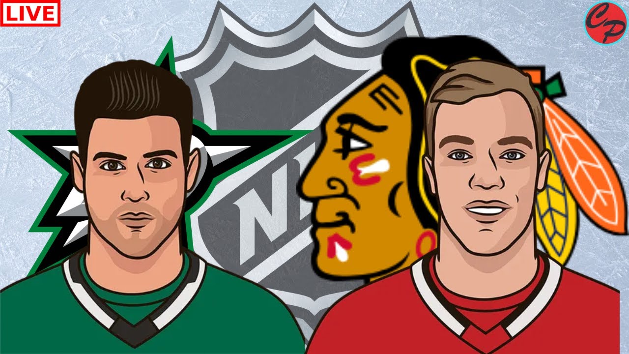 Chicago Blackhawks vs Dallas Stars NHL Hockey Live Game Cast & Audio ...