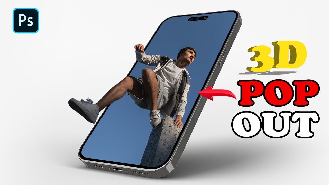 3D Pop Out Effect in Photoshop. l Poster Design l Photoshop Tutorial ...
