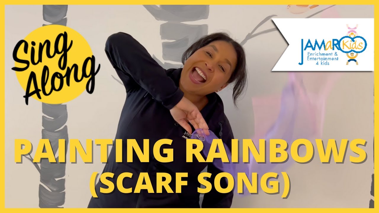 Painting Rainbows (Scarf Song) | JAMaROO Kids Educational Video ...