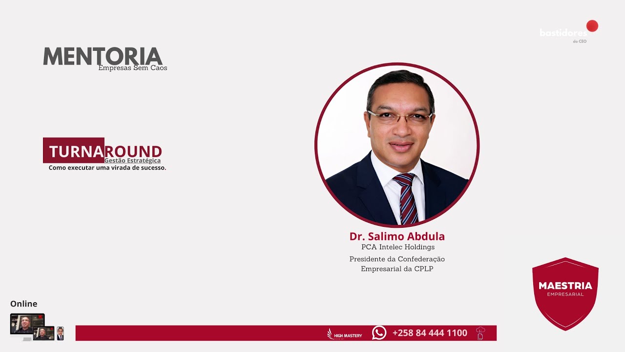 Dr. Salimo Abdula - Bastidores do ceo - YouTube