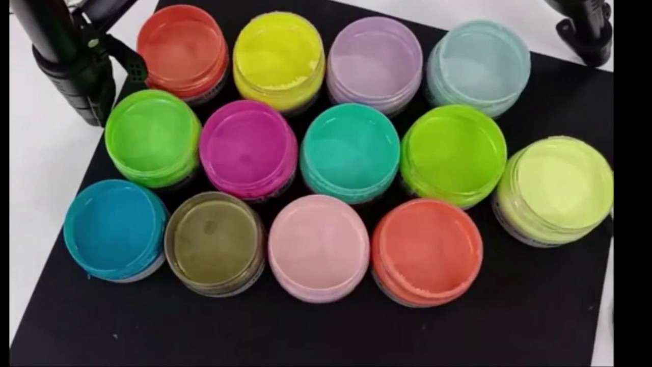iridescent metallic paints - YouTube