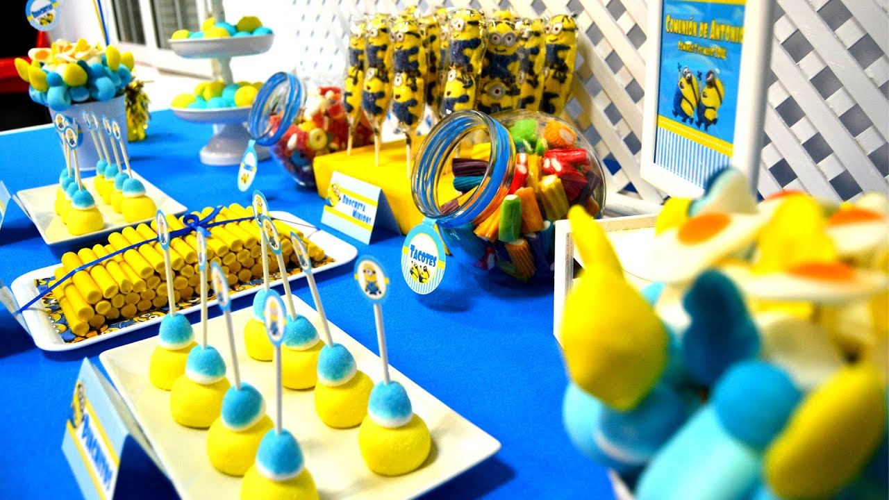 Candy Bar - Minions | Dulce y Color - YouTube