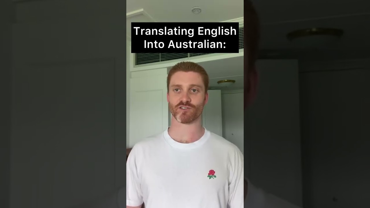 Translating English Into Australian - YouTube