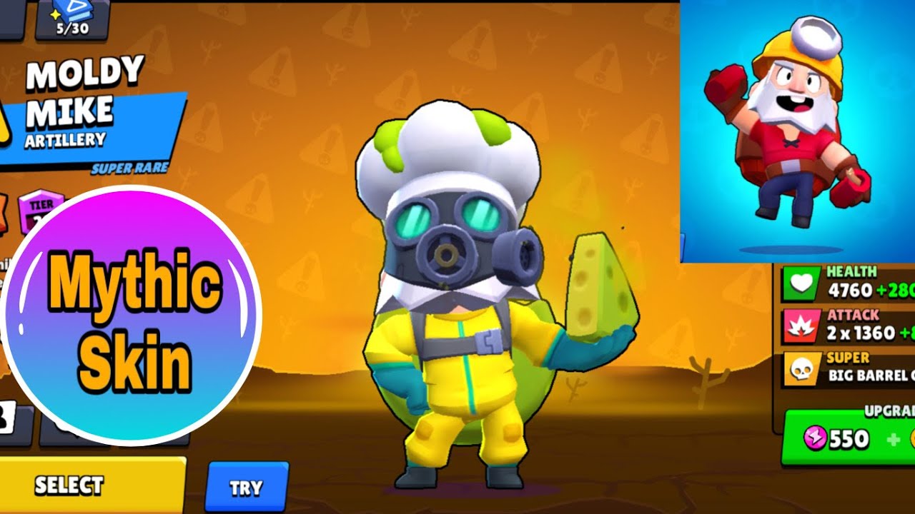 DYNAMIKE MYTHIC SKIN MOLDY MIKE Buy with 39 Gems - YouTube