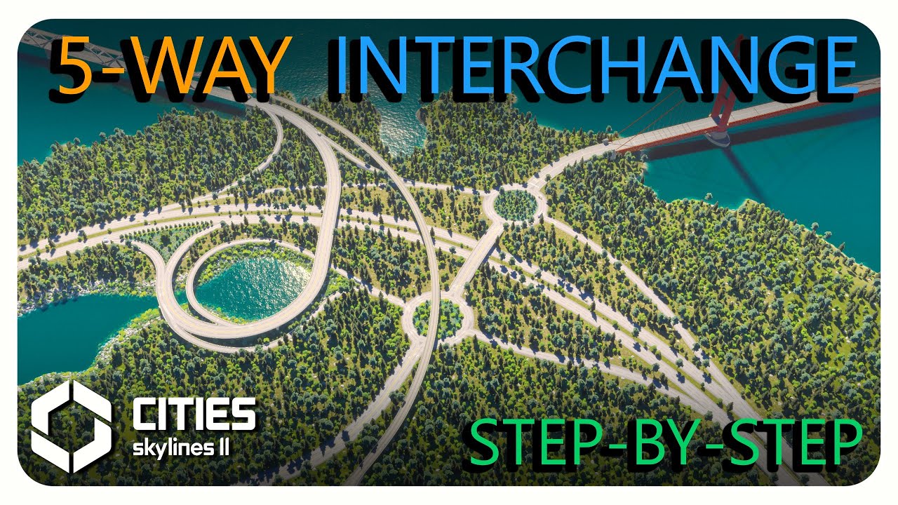 How to Build an Interchange? | NOOBS Guide | CITIES SKYLINES 2 - YouTube