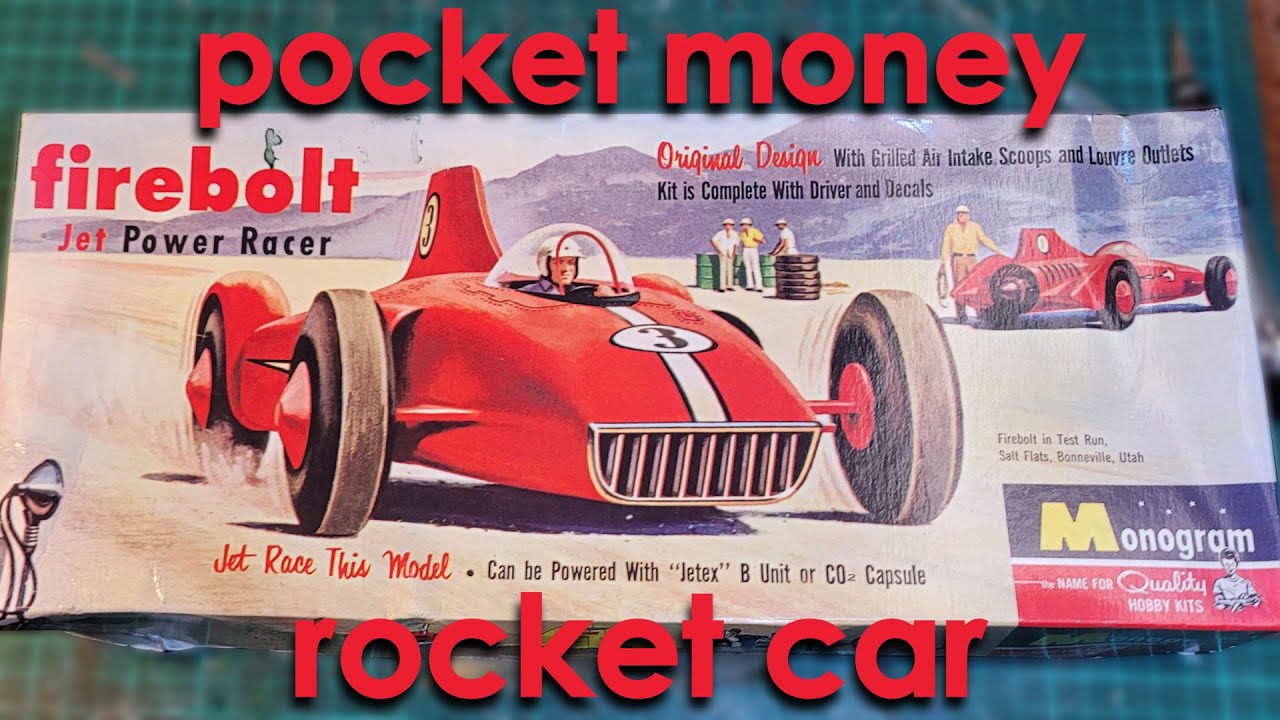 Unboxing Monogram Firebolt Rocket Car - Jet powered toy - YouTube