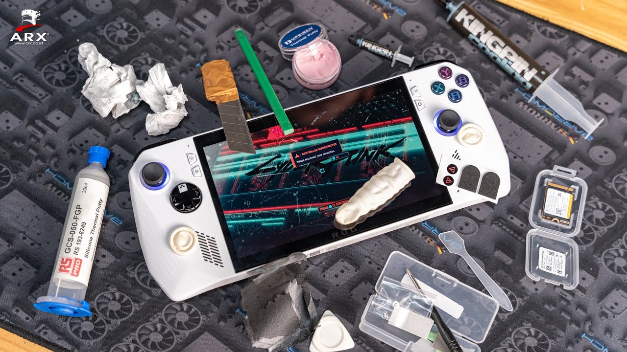 Kupas Tuntas Cooling Mod | Review Asus ROG Ally Part 2 - YouTube