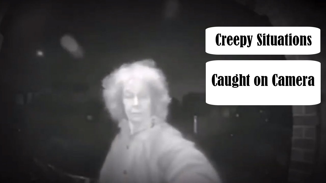 Creepy Situations Caught on Camera Reaction #reaction #creepy #camera ...