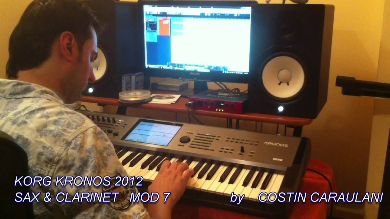 KORG KRONOS C.C.- SAX meet CLARINET on MOD 7 (BALKANIC STYLE) - YouTube