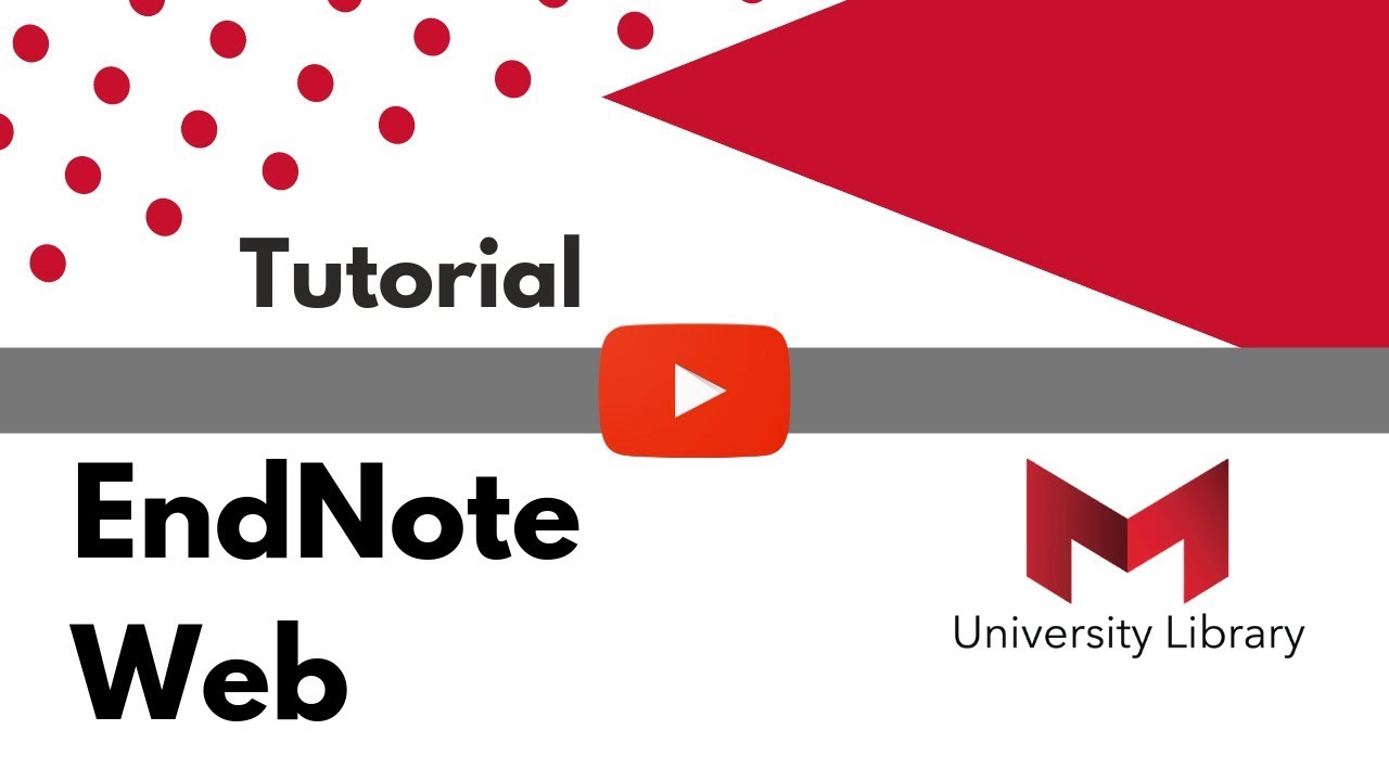 EndNote Web Tutorial for Education - YouTube