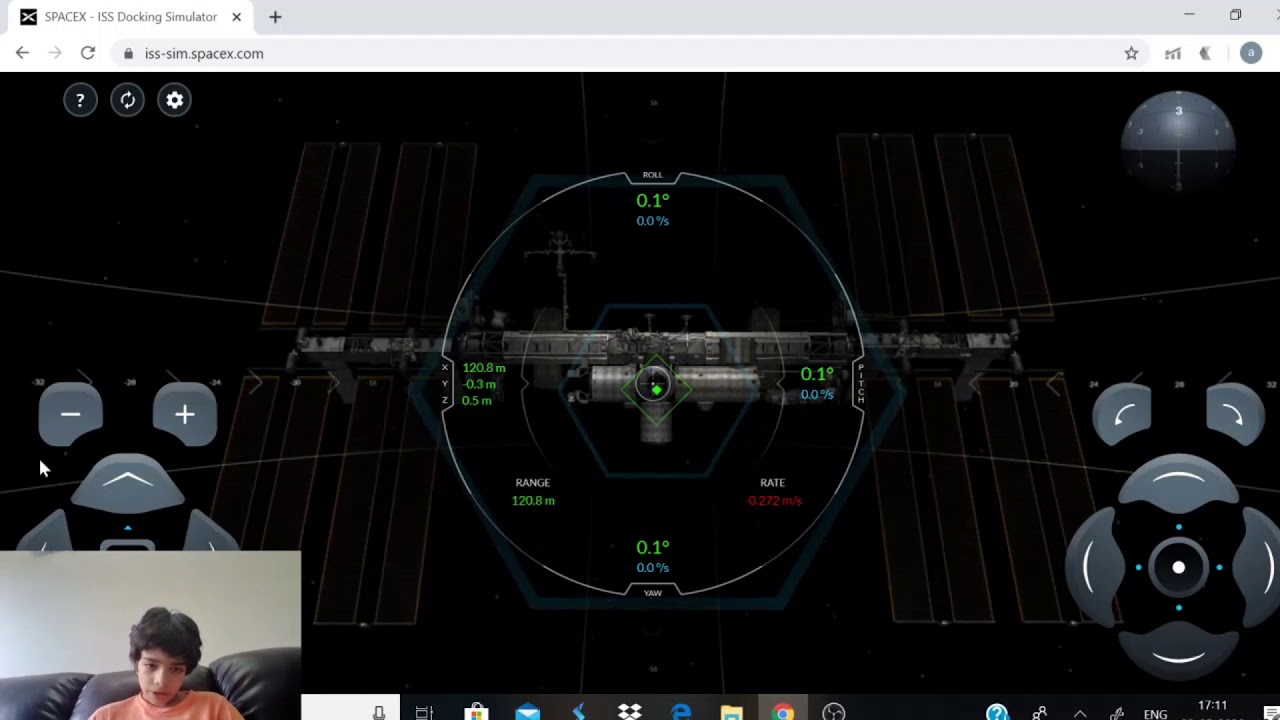 Crew Dragon demo 2 mission to the ISS real software. - YouTube