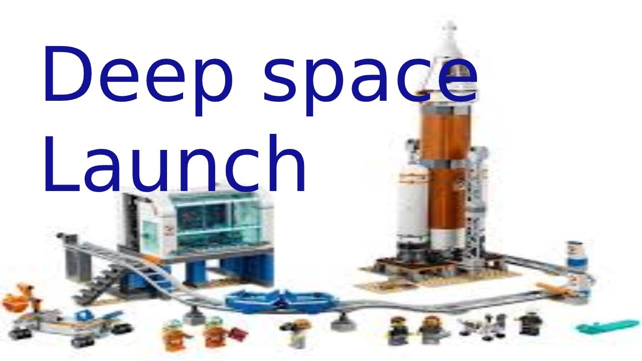 Deep space rocket and launch control lego set showcase - YouTube